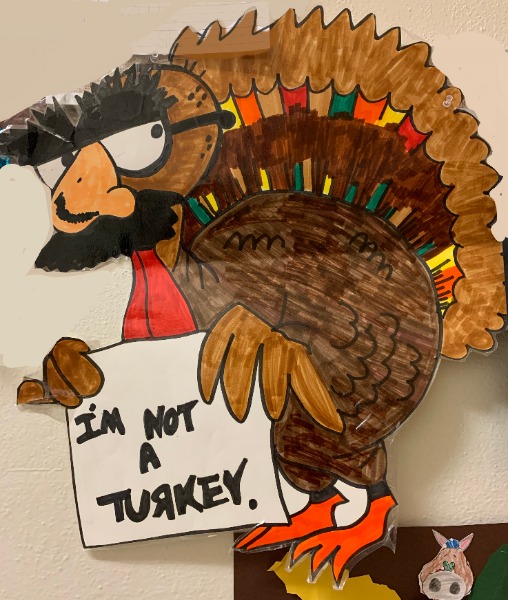 Johnson County Central - Mrs. Faris - 1st Grade - I'm Not a Turkey