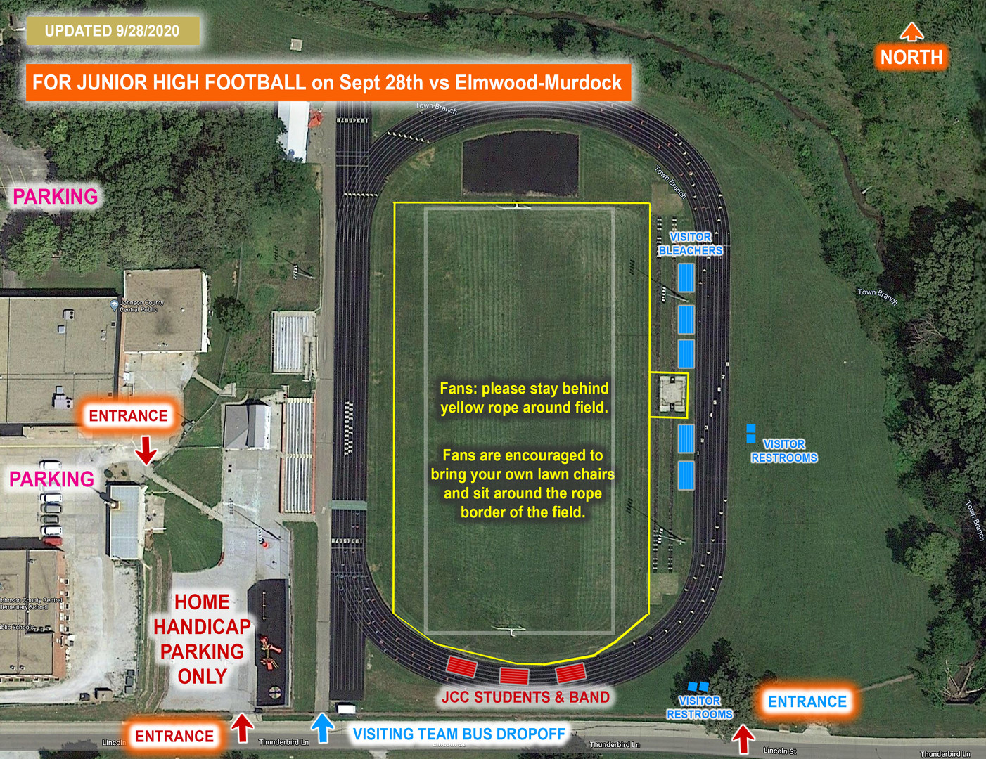 Johnson County Central - JCC Game Day Protocols 2020